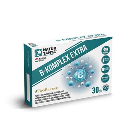 Natur Tanya B vitamin komplex EXTRA 30db Biolét Egészségbolt