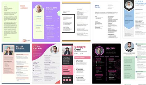 Membuat CV Online Untuk Lamaran Kerja Gratis Canva