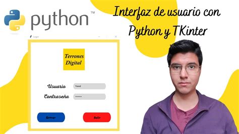 Python Tkinter Interfaz De Usuario Login Youtube