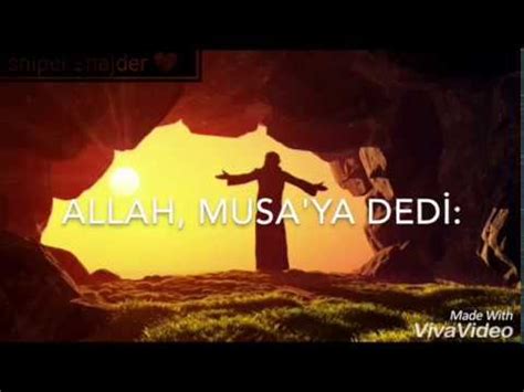 Hz Musa ile ALLAH ın konuşması etkileyici bir mesaj YouTube