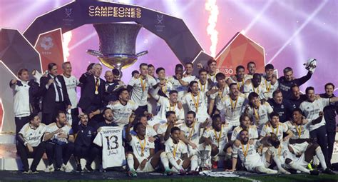 Real Madrid Thrash Rivals Barcelona To Win Spanish Super Cup