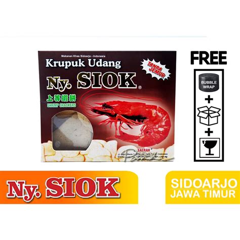 Jual Krupuk Kerupuk Udang Ny Siok Nyonya Siok Istimewa Box Kotak