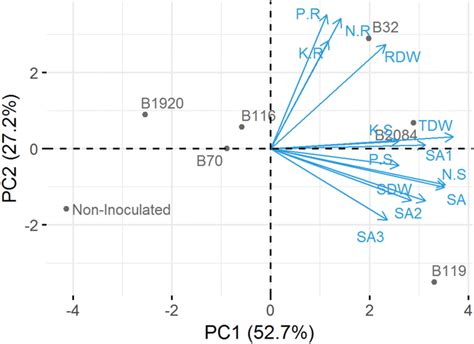 principal component analysis pca for root morphology related traits download scientific