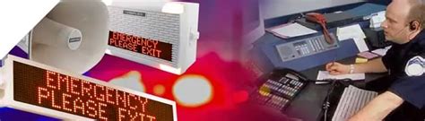 Emergency Notification Systems Facility Wide Audio Visual Alert