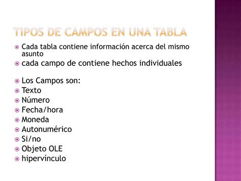 Creacion De Tablas En Access Preactica Ppt Descarga Gratuita