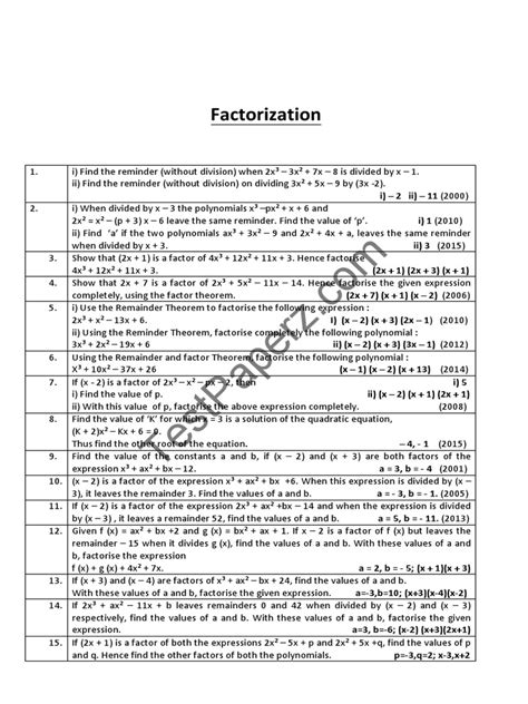 factorization paper 1 pdf factorization algorithms