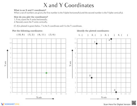 xy coordinate plane worksheet