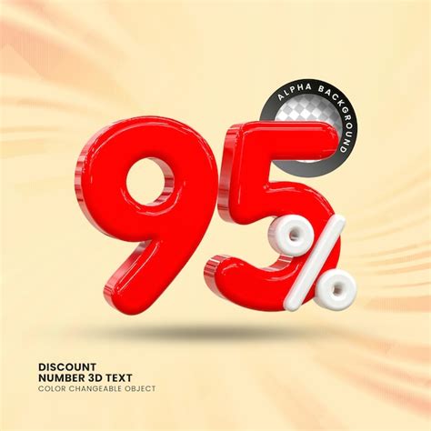 Premium Psd D Sales Discount Number Percentage Price Tag For