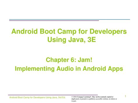 android boot camp for developers using java 3e ppt download