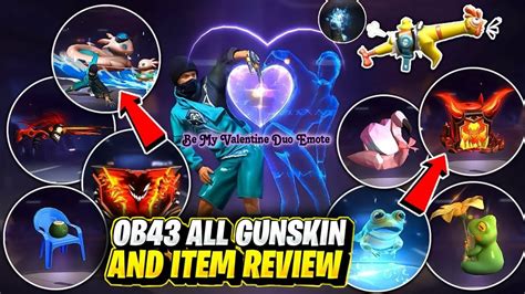 OB43 ALL COLLECTION REVIEW P 2 Ob43 All Gun Skins Review With