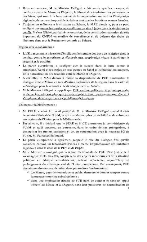 Maroc Ue 10ème Session Du Conseil CALAMEO Downloader