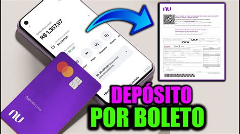 Como GERAR BOLETO de DEPÓSITO no NUBANK PASSO A PASSO YouTube