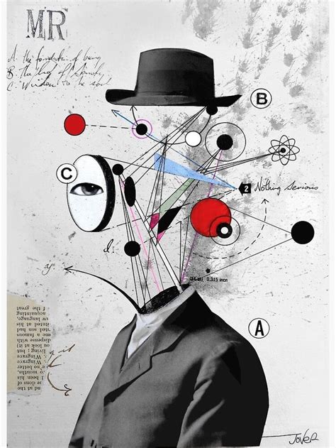Mr Man Metal Print For Sale By Loui Jover Original Collage Loui