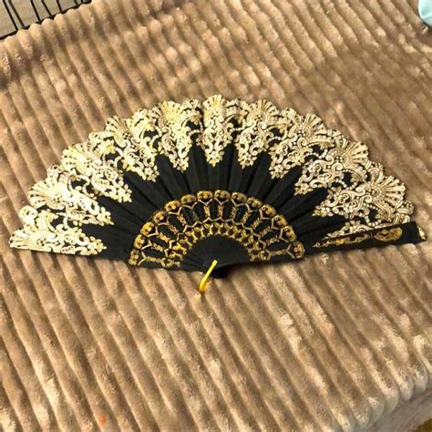 Vintage Japanese Hand Fan Gem