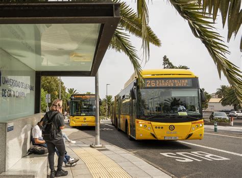 Guaguas Municipales Refuerza Las Conexiones Con El Campus De Tafira
