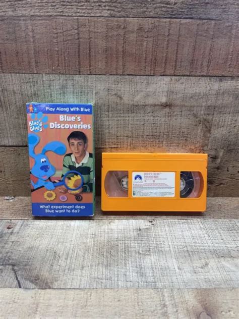 NICK JR BLUES Clues Play Along Discoveries VHS Video Tape Nickelodeon