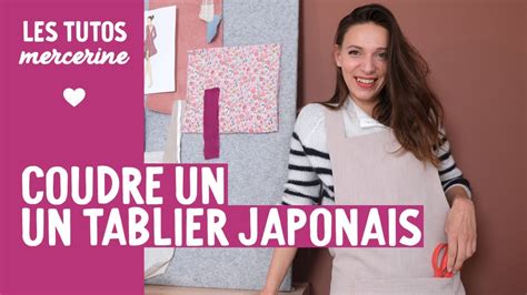 Tuto Coudre Un Tablier Japonais Patron Gratuit Youtube