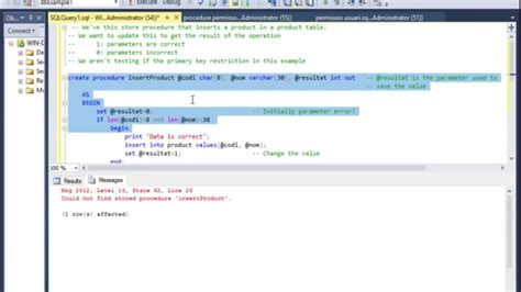 example store procedure using output parameters in microsoft sql server 2016 youtube