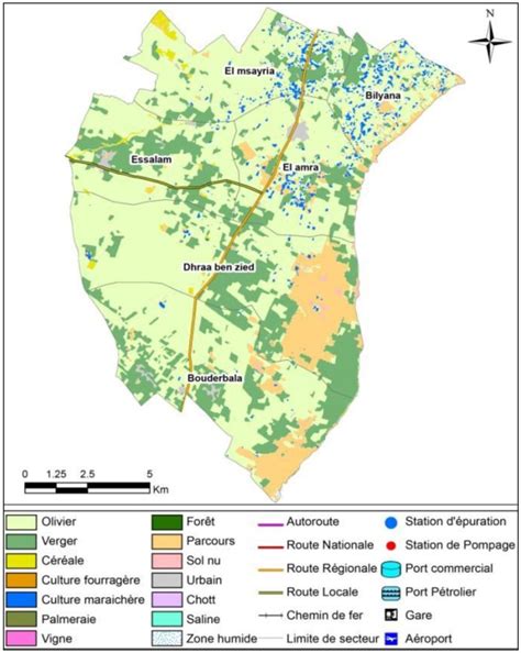 Carte De La D L Gation D El Amra