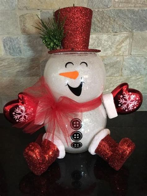 70 Adorable DIY Fishbowl Snowman Ideas FeltMagnet