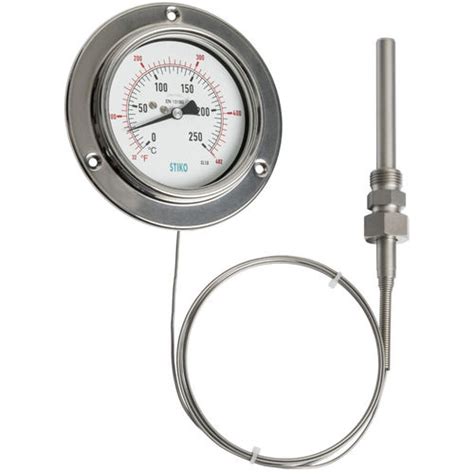 Thermometer Gasdruck Mit Fernleitung TXC063XA STIKO Analog