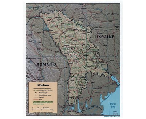 Maps Of Moldova Collection Of Maps Of Moldova Europe Mapsland