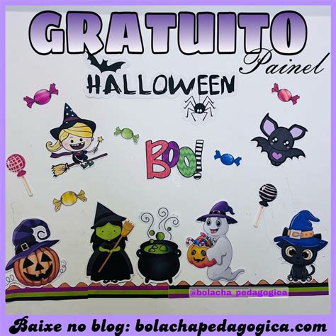 Painel Para O Halloween Bolacha Pedag Gica Halloween Meraki