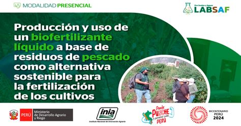 Curso Presencial Producci N Y Uso De Un Biofertilizante L Quido A Base