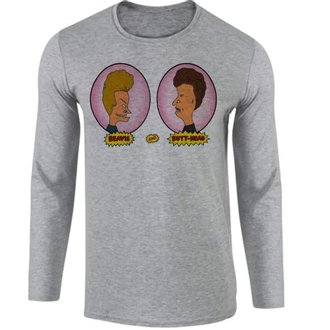 Emporio Dutra Camiseta Manga Longa Infantil Ou Adulto Beavis And Butt
