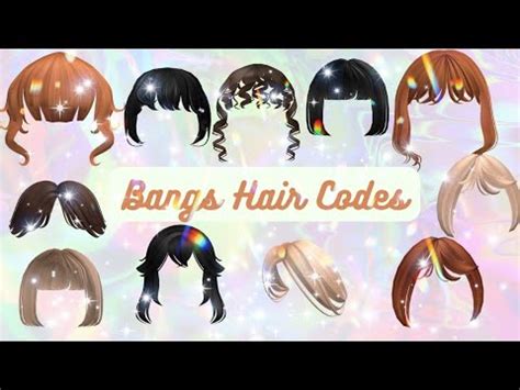 New Bangs Hair Codes For Bloxburg Berry Avenue Roblox Bloxburg