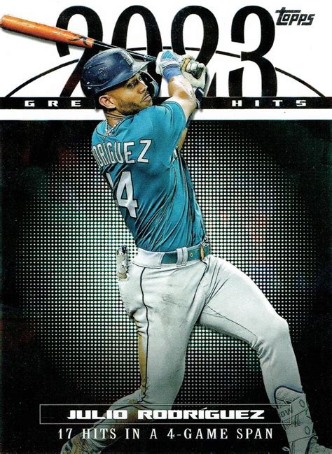 2024 Topps 2023 Greatest Hits 23GH 17 Julio Rodríguez Trading Card