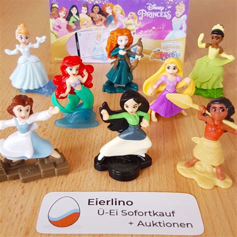 NEW 2022 KINDER SURPRISE SET Disney Princess Fighters 1 3 Figurines