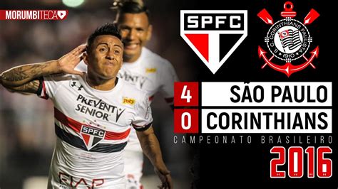 São Paulo 4x0 Corinthians 2016 CUEVA MAESTRO TRICOLOR DÁ