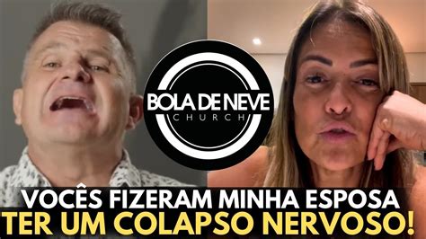 Apóstolo Rina diz que se afastará novamente da Bola de Neve se esposa