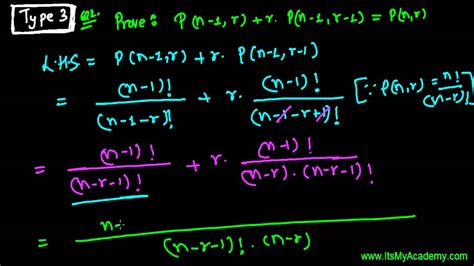 permutations mathematics proving skills type 3 permutations and combinations lecture youtube