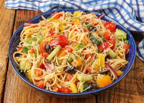 California Spaghetti Salad Barefeet In The Kitchen