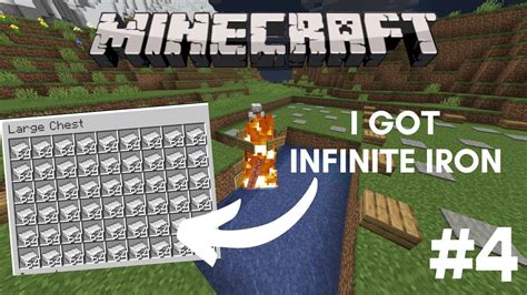 I Built IANXOFOUR S Iron Farm In My SURVIVAL World 4 YouTube
