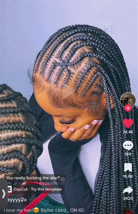 Pin By Kirby Johnson On Hair Idea Feed In Braids Hairstyles Pretty