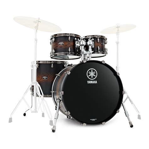 Yamaha Live Custom Hybrid Oak 22 4pc Shell Pack Earth Sunburst At