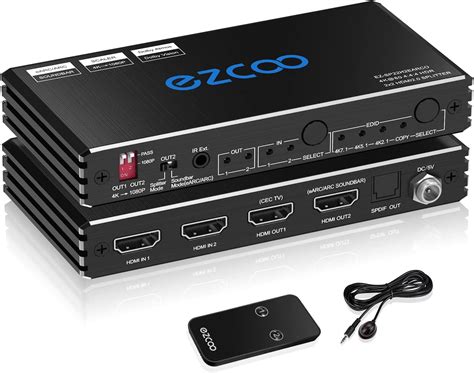 Amazon Hdmi Splitter K Hz Arc Earc For Soundbar Hdmi Switch
