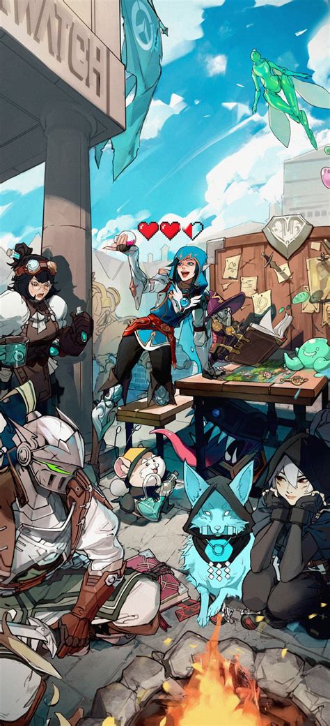Tracer Mei Genji Kiriko Zenyatta And 4 More Overwatch And 1 More