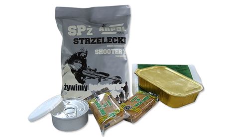 Racja Żywnościowa Wojskowa MRE Arpol Strzelecka SPŻ1SH Fasolka po Bretońsku