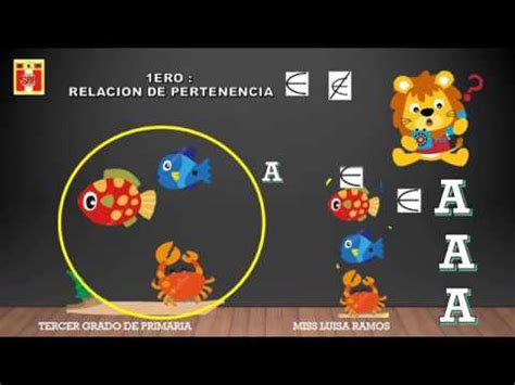 RELACION DE INCLUSION MATEMATICA Primaria 2 YouTube