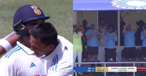 Watch Yashasvi Jaiswal Gets A Standing Ovation From Indian Dressing