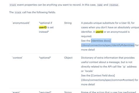 markdown links not being rendered in tables · issue 425 · segmentio segment docs · github