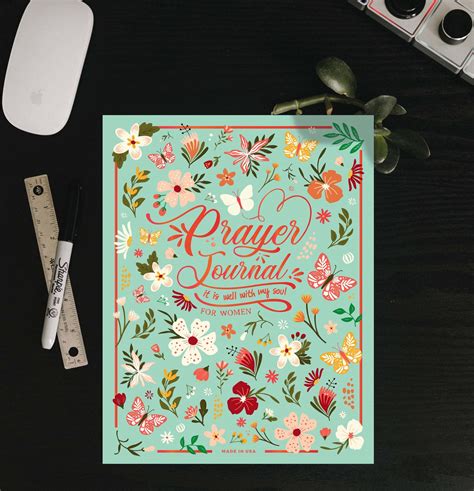 Prayer Journal For Women MADE IN USA A 1 Year Devotional Journal