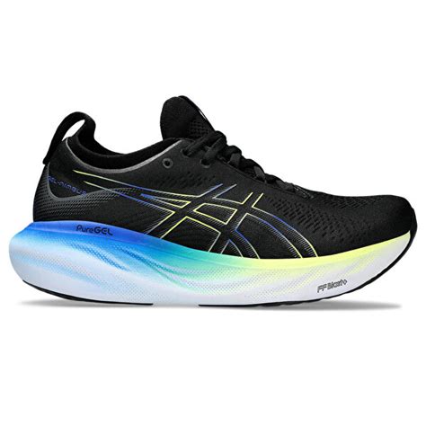 Asics Gel Nımbus 25 Siyah Mavi Koşu Ayakkabısı 1011B547 004