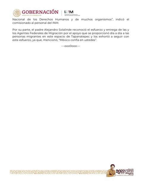 INM On Twitter Comunicado INAMI Mx Informa Que Se Desmontaron