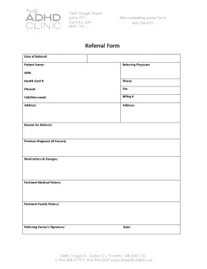 Fillable Online Referral Form Static1 1 Sqspcdn Fax Email Print