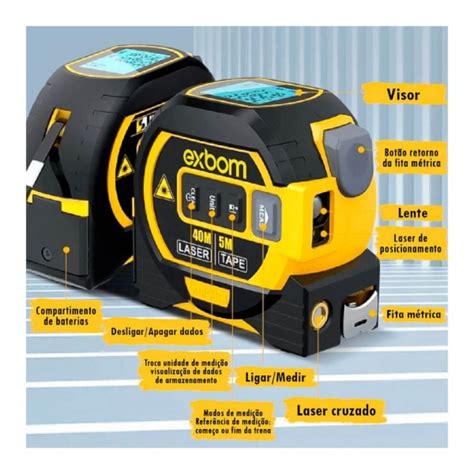 Trena Laser Digital Multifuncional 3 Em 1 Shopee Brasil